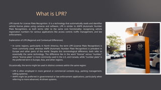 ANPR Based Vehicle Access Control Systems | PPTX