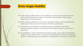 An presentation on power system stability | PDF