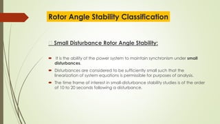 An presentation on power system stability | PDF