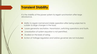 An presentation on power system stability | PDF