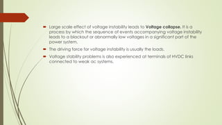 An presentation on power system stability | PPT