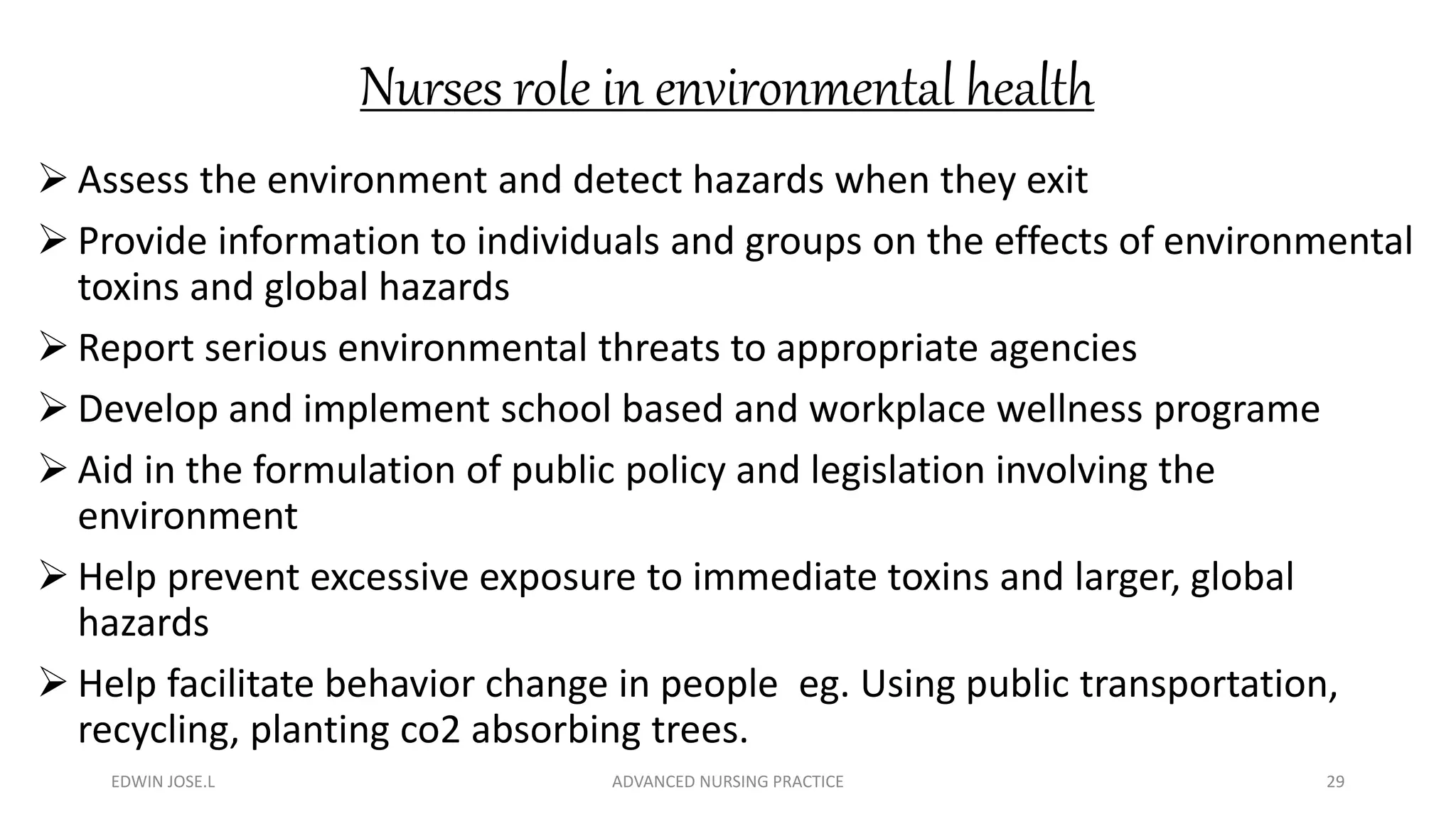 Health care environment, Health Economics, Health constraints, Planning ...