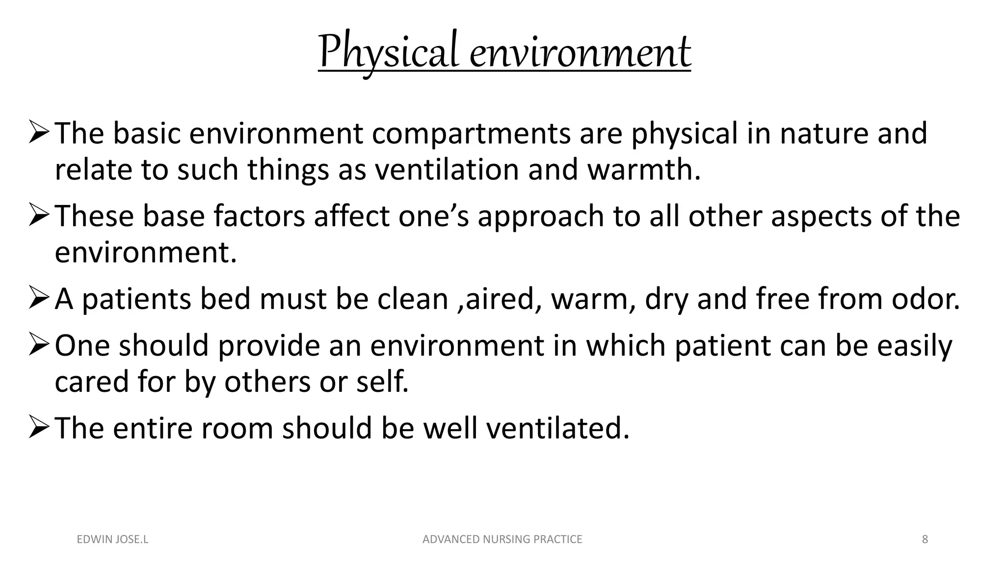 Health care environment, Health Economics, Health constraints, Planning process, Policies ...
