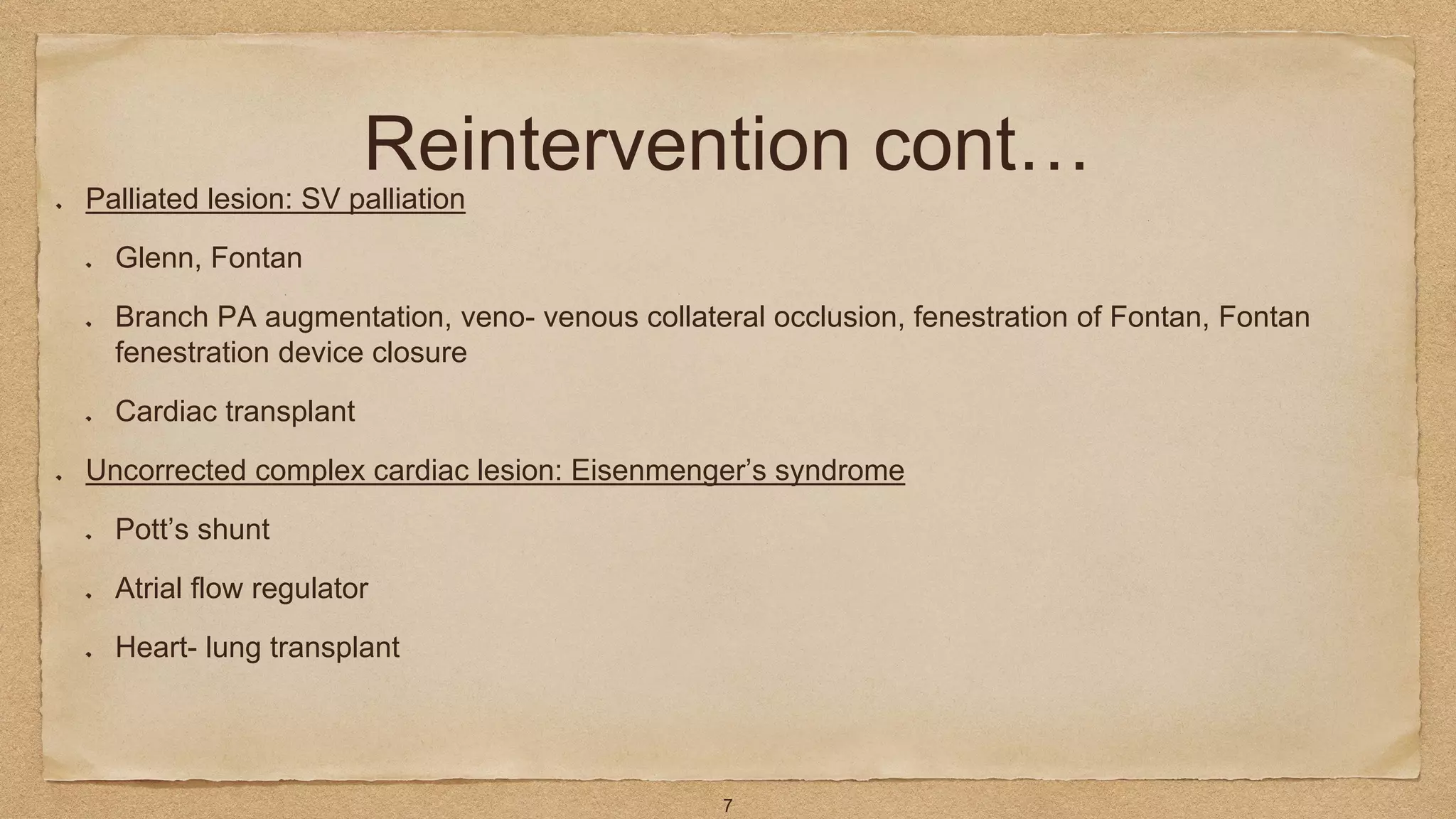LONG TERM OUTCOMES OF POST OPERATIVE CHILD WITH CONGENITAL HEART ...