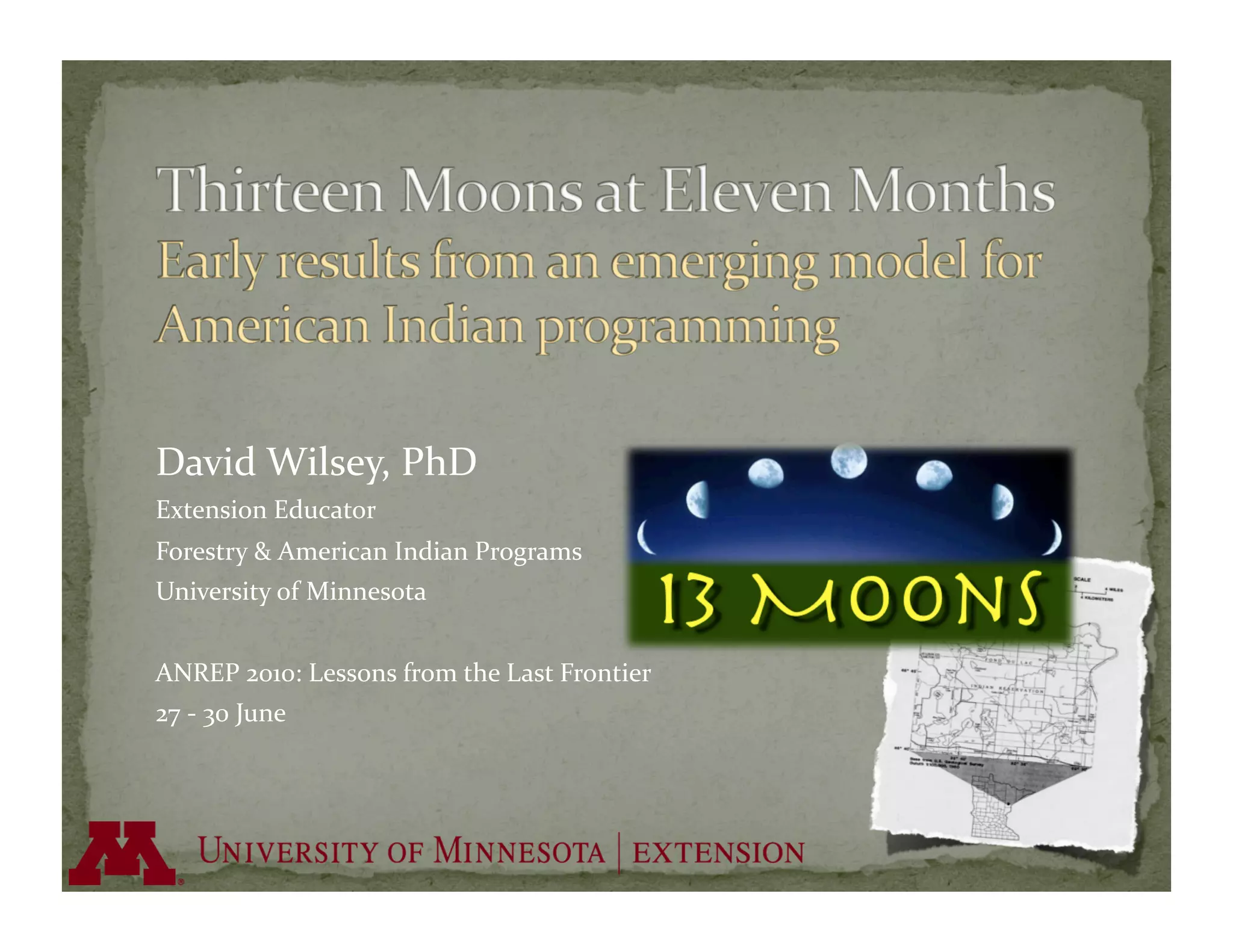 Thirteen Moons at Eleven Months | PDF