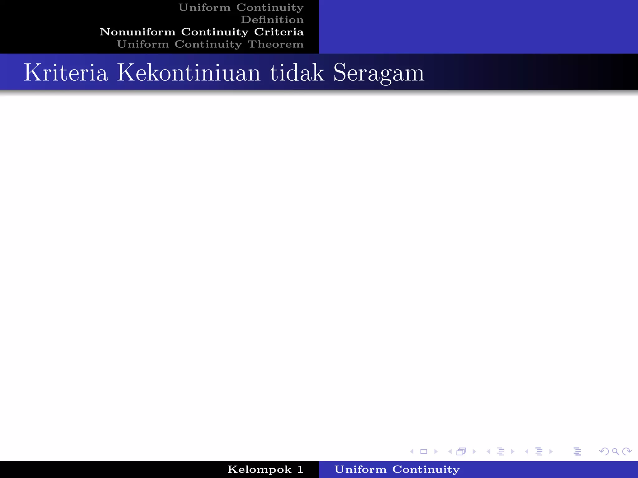 Uniform Continuity | PPT