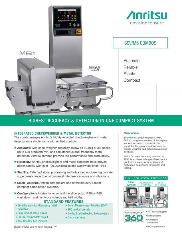 Anritsu combo brochure | PDF