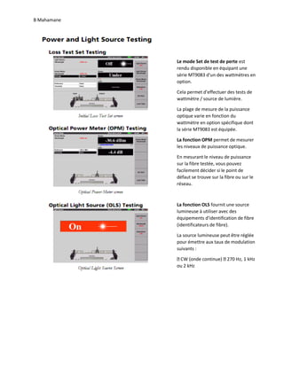 Anritsu MT9083 series | PDF