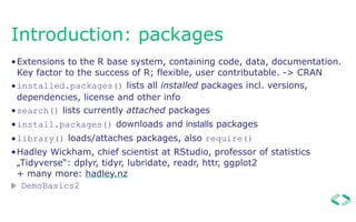 An R primer for SQL folks | PDF