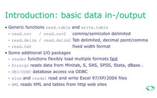 An R primer for SQL folks | PDF