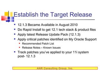 ORACLE EBS R12 UPGRADE | PPT