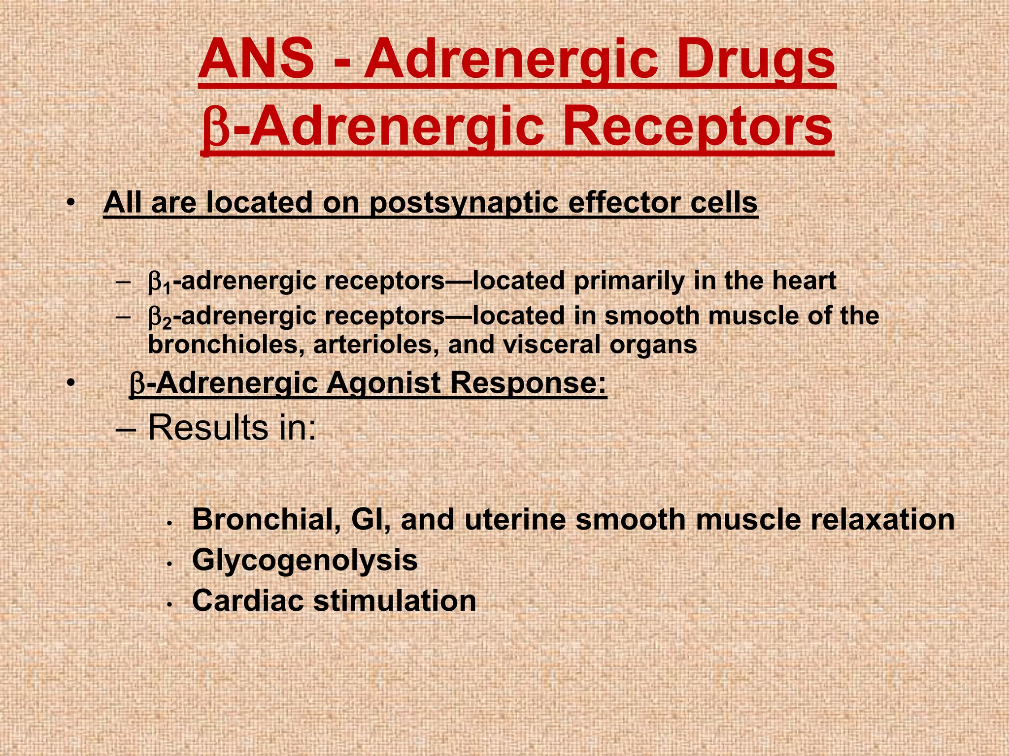 screening of ans drugs | PPTX