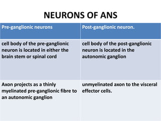 ANS BY Dr.Amruta Nitin Kumbhar | PPTX