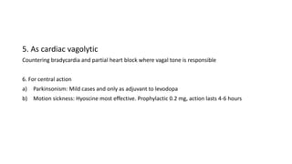 Drugs Acting on Autonomic Nervous System | PPTX