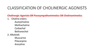 Drugs Acting on Autonomic Nervous System | PPTX | Brain and Nervous ...