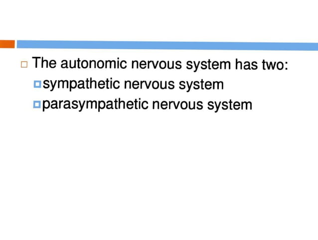 autonomic nervous system(ANS) | PPT