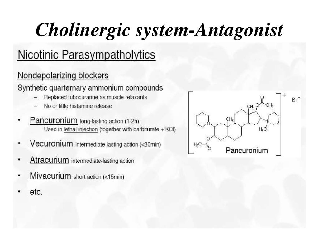 Cholinergic systems