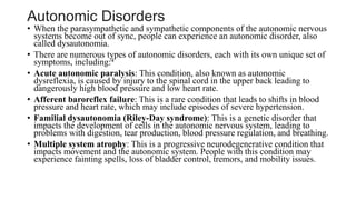 Autonomic nervous system and its components | PPTX