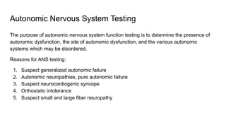 Autonomic nervous system (ANS) power point presentation | PPT