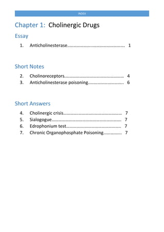 Automatic Nervous system of pharmacology | PDF