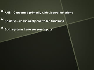 Introduction to ANS | PPT