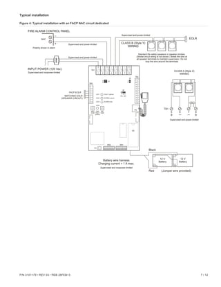 Edwards Signaling ANS25MDR Installation Manual | PDF