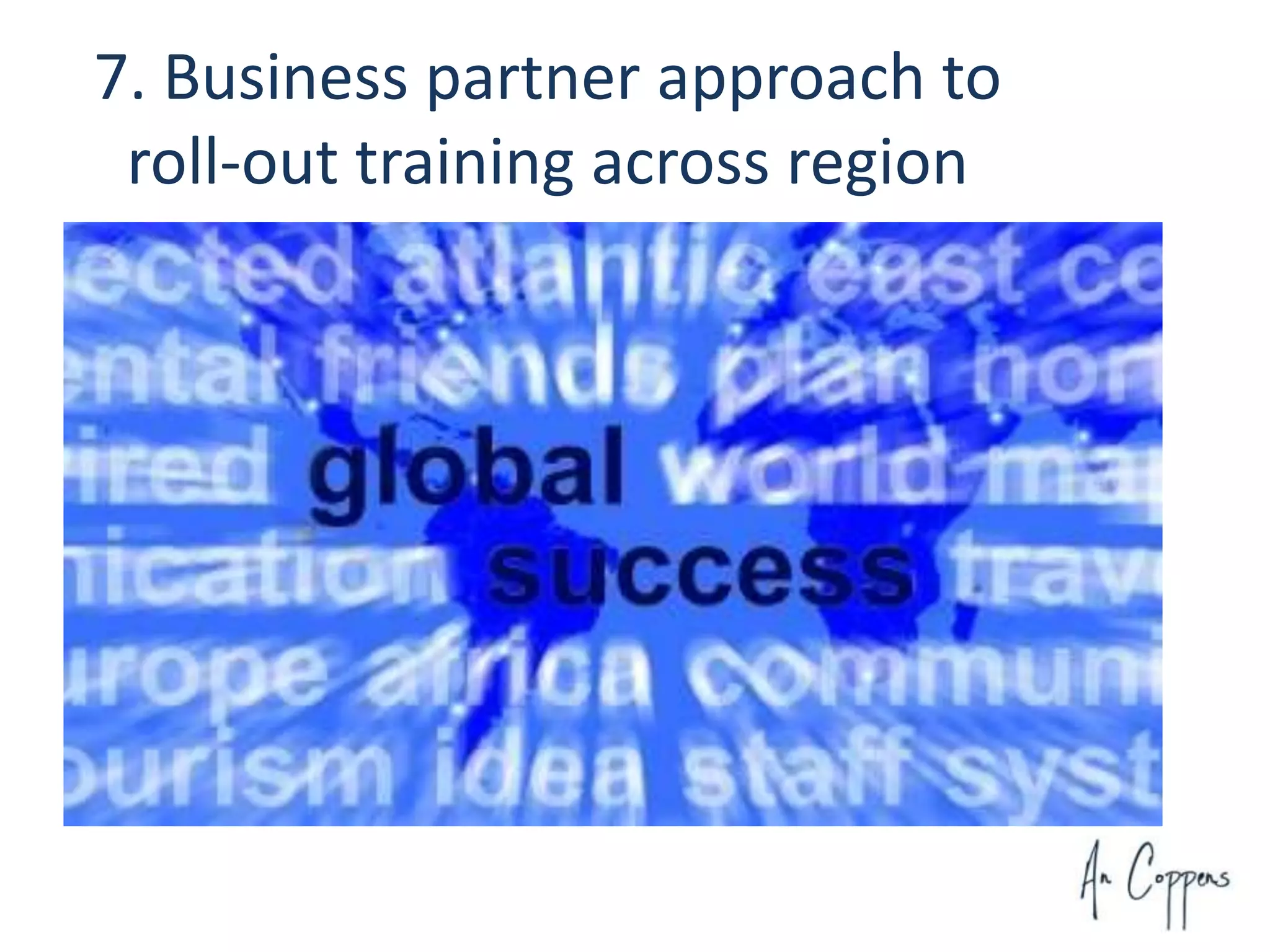 Ans 7 steps to training strategy | PPT