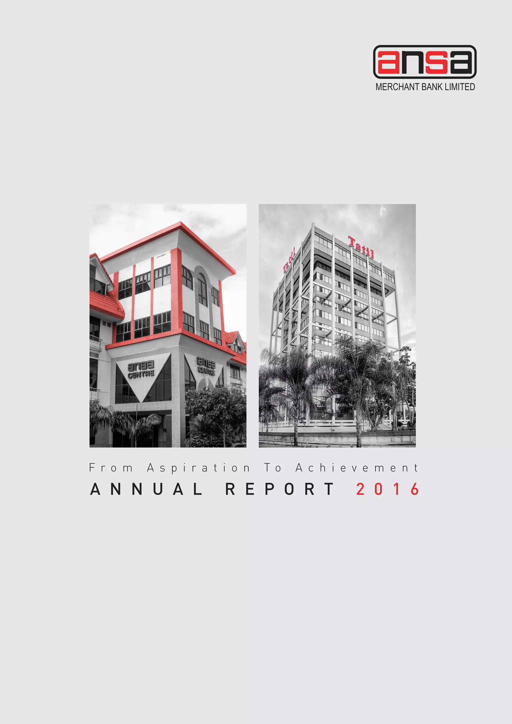 ANSA Merchant Bank 2016 Annual Report | PDF