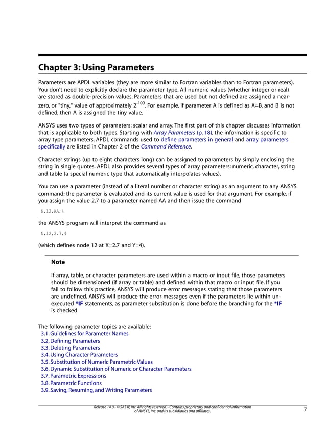 Ansys Parametric Design Language Guide Pdf Programming Languages Computing