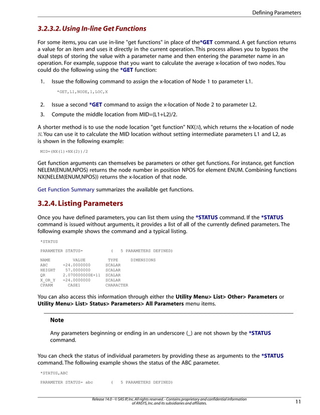 Ansys Parametric Design Language Guide Pdf Programming Languages Computing