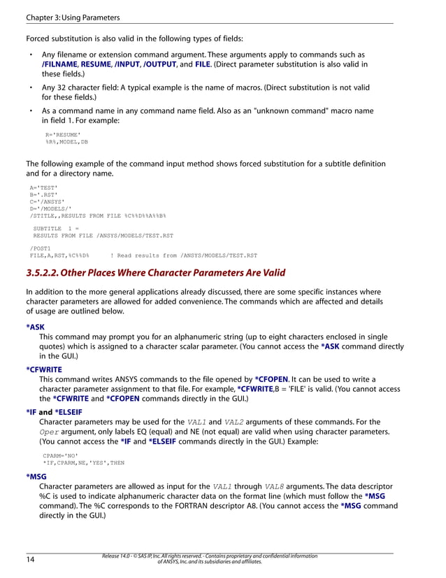 Ansys Parametric Design Language Guide Pdf Programming Languages Computing