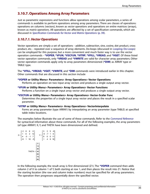 Ansys Parametric Design Language Guide Pdf Programming Languages Computing