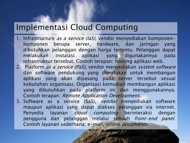 Ansar uwade mengenal cloud computing | PPTX