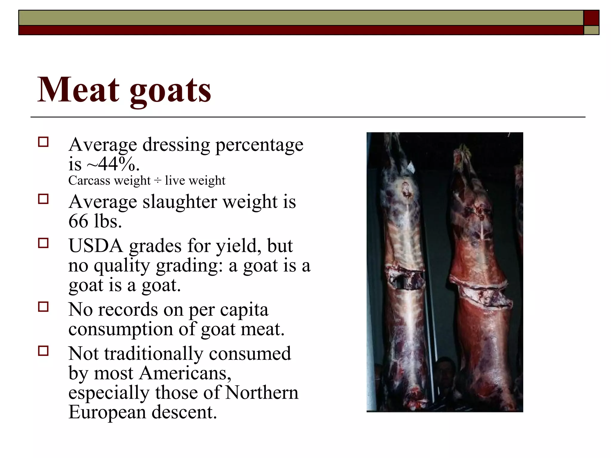 An overview of sheep and goats | PPT