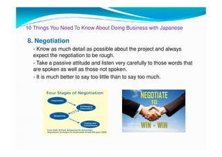 10 things you need to know about doing business with Japanese | PDF