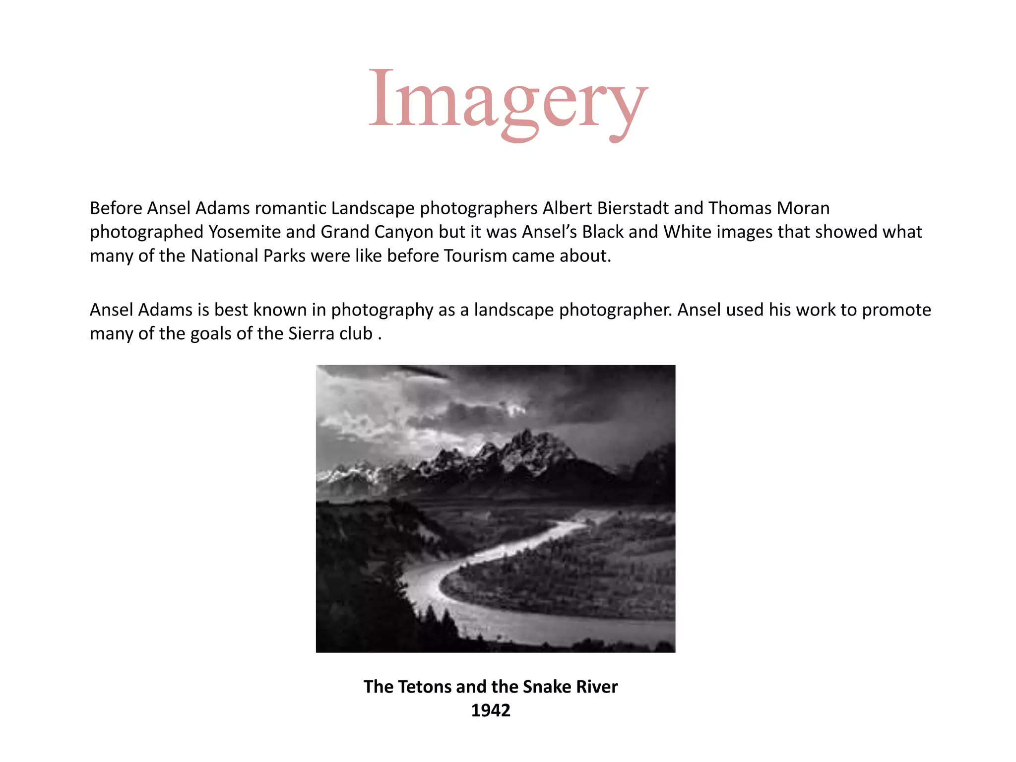 Photography: Ansel adams | PPTX