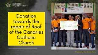 Hon. Dominic Fedee's 2021/2022 Budget Presentation | PPT