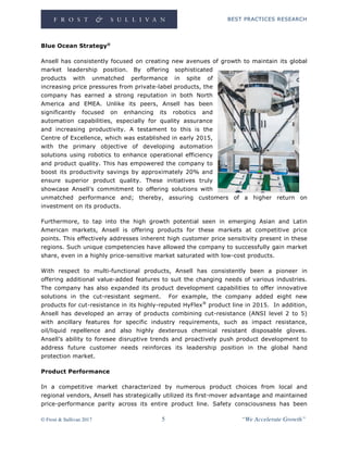 Ansell Award Write Up | PDF