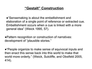 Ansell sensemaking lecture | PPT