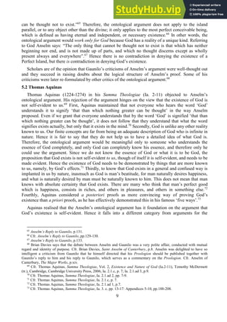 ANSELMS ONTOLOGICAL ARGUMENT | PDF