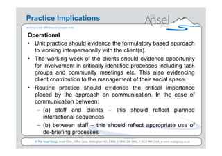 Social Therapy - Outcomes and Evaluation with Personality Disorder a ...