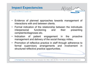 Social Therapy - Outcomes and Evaluation with Personality Disorder a ...