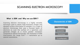 Anshika 37281.pptx SCANNING ELECTRON MICROSCOPY | PPTX