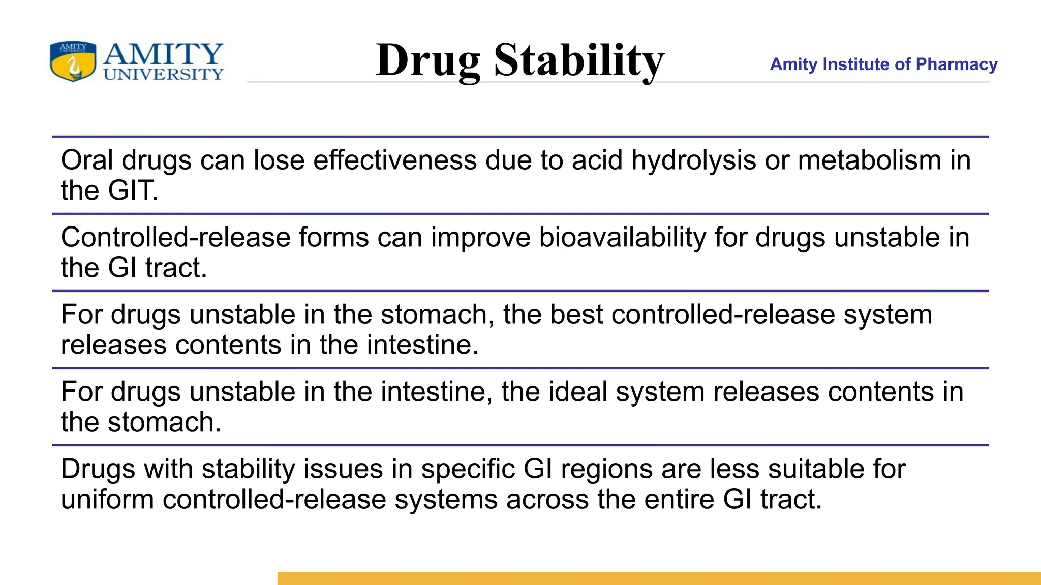 Physiochemical & Biological Factors Influencing Sustained Release and ...