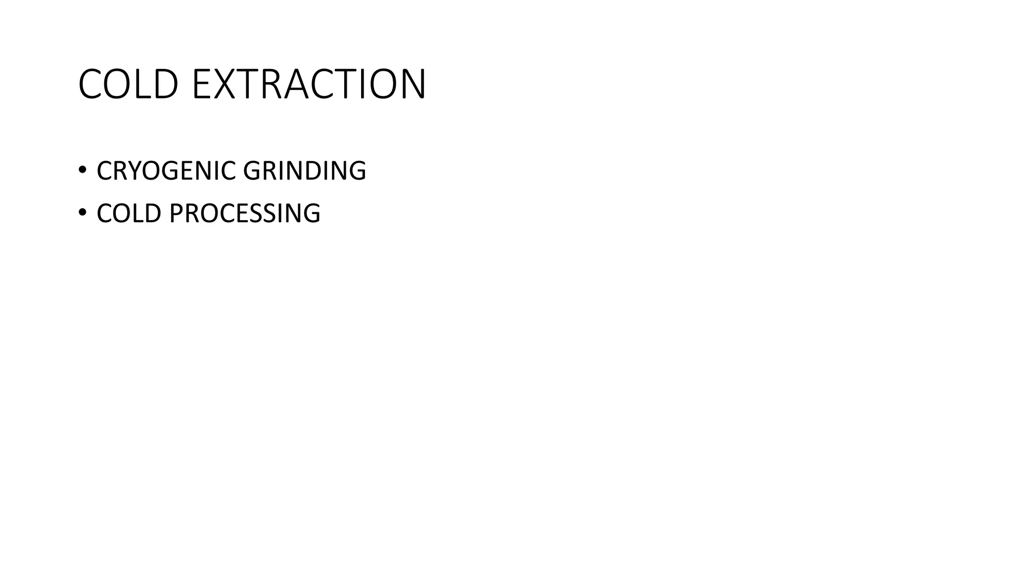 Extraction of aromatic compounds from spices | PDF