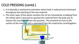 Extraction of aromatic compounds from spices | PDF