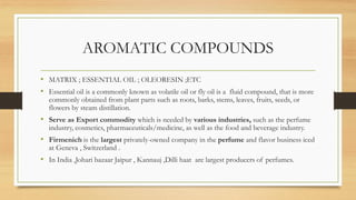 Extraction of aromatic compounds from spices | PDF | Perfume and ...
