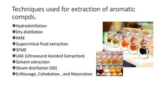 Extraction of aromatic compounds from spices | PDF | Perfume and ...