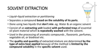 Extraction of aromatic compounds from spices | PDF | Perfume and ...