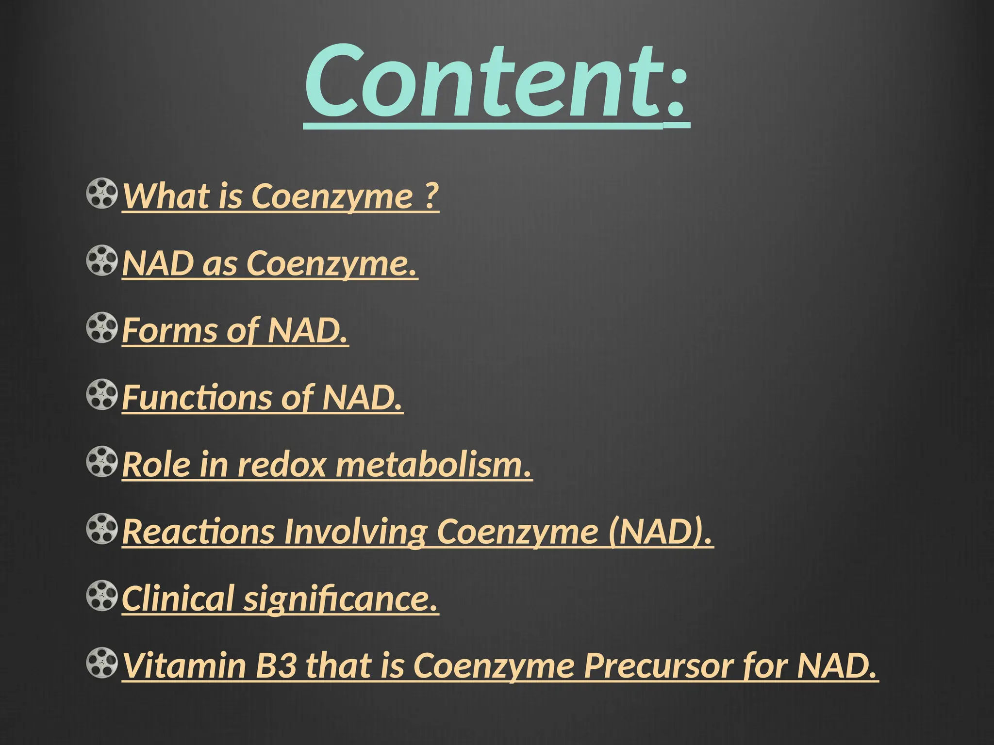 Role of NAD: A Crucial Cellular Coenzyme.pptx | Chemistry | Science